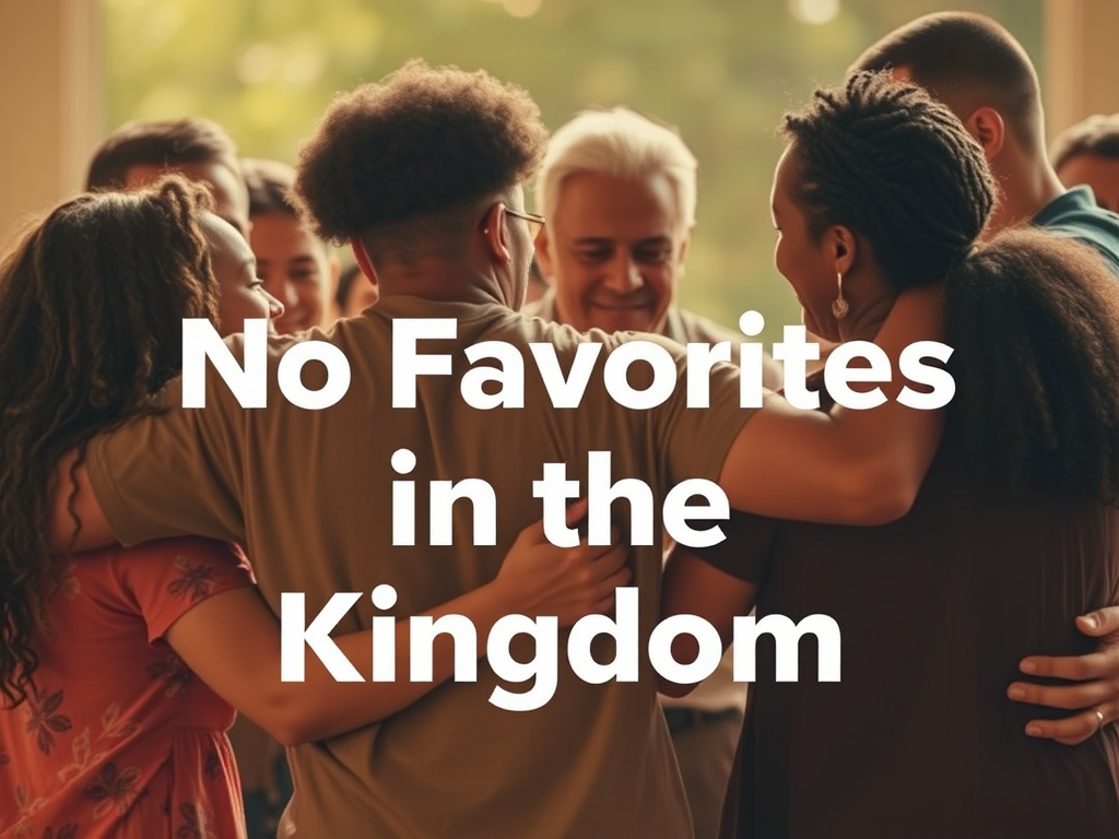 No Favorites in the Kingdom – Walking With Christ